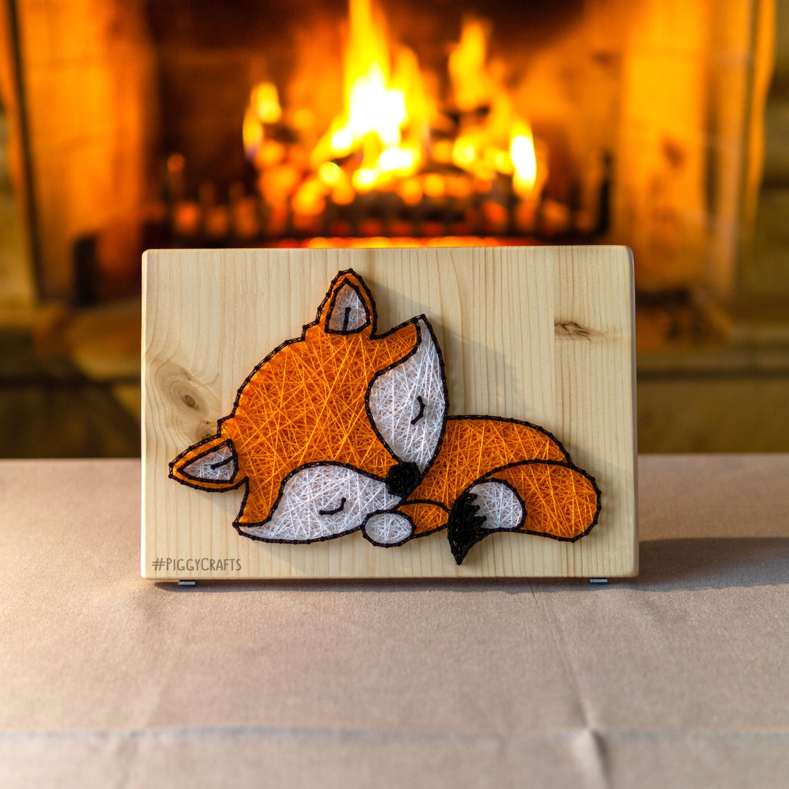 Fox String Art Wildlife Inspired Woodland Animal Nursery - Etsy