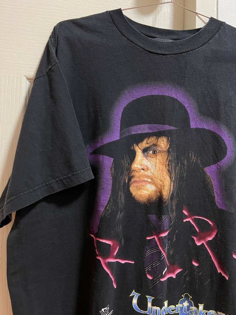 Vintage Undertaker 1996 WWF T-shirt 90s - Etsy