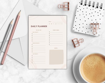 Daily Printable Planner, Daily Input Planner, Todo Planner, Printable ...