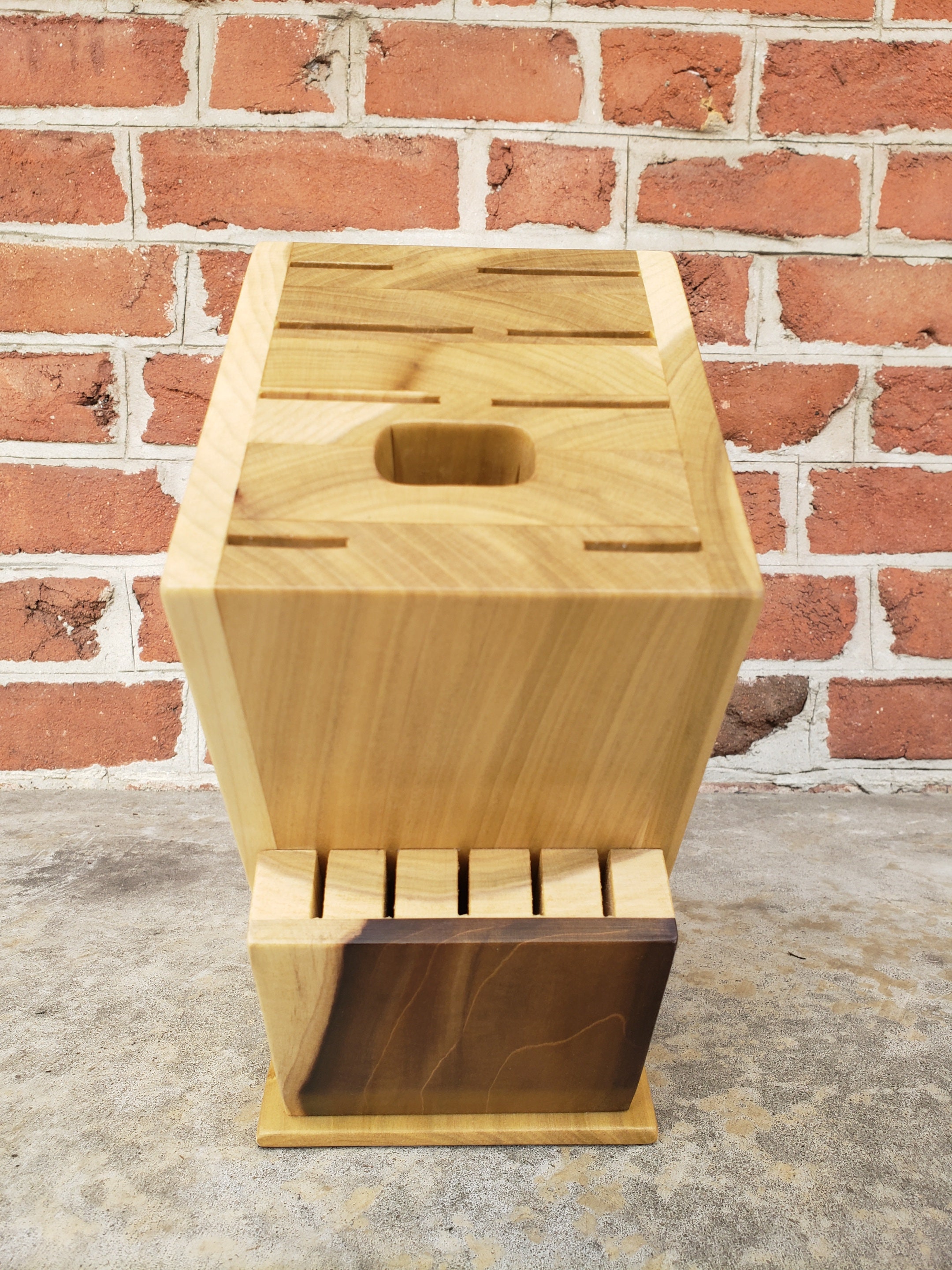 Poplar Wood Knife Block - Etsy