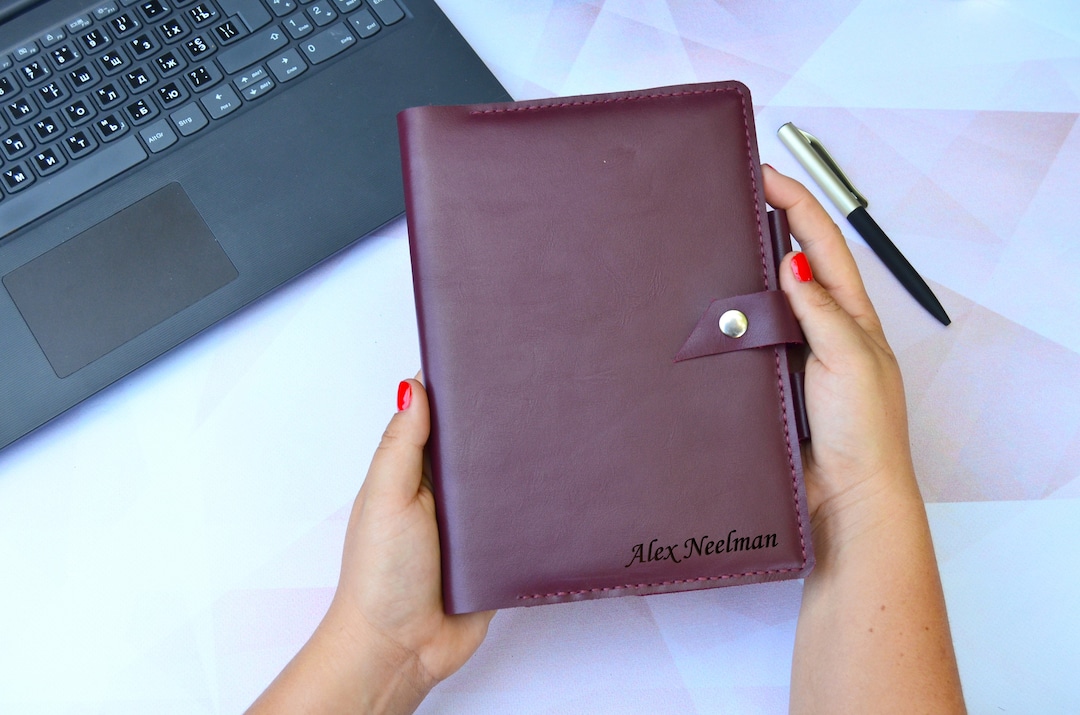 Personalized Refillable A5 Journal Cover Custom Journal With - Etsy