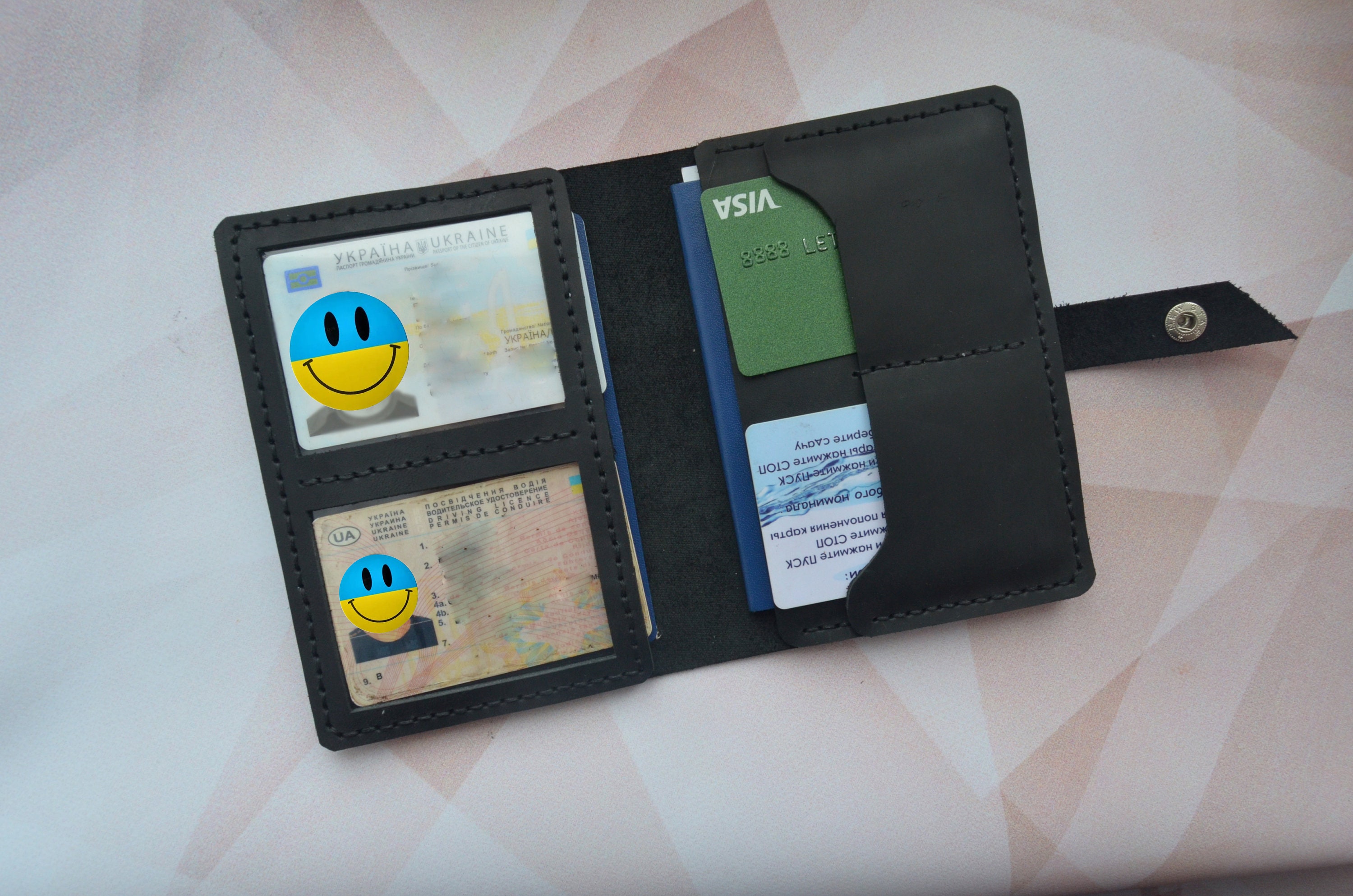 Personalized Passport Wallet With RFID. RFID Passport Wallet. Travel ...