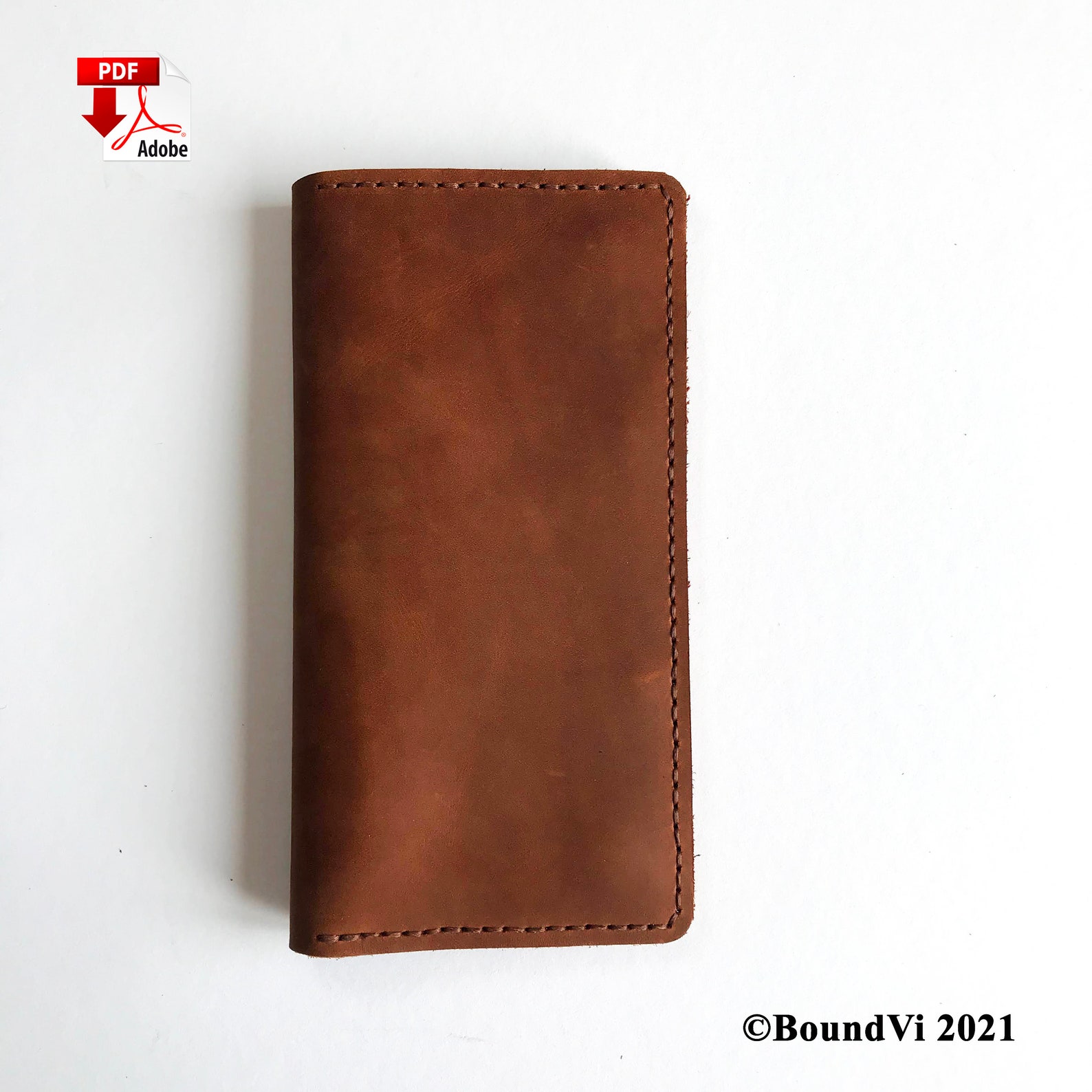 PDF Long Wallet Leather, Long Wallet PDF, Pattern Bifold, Man Wallet ...