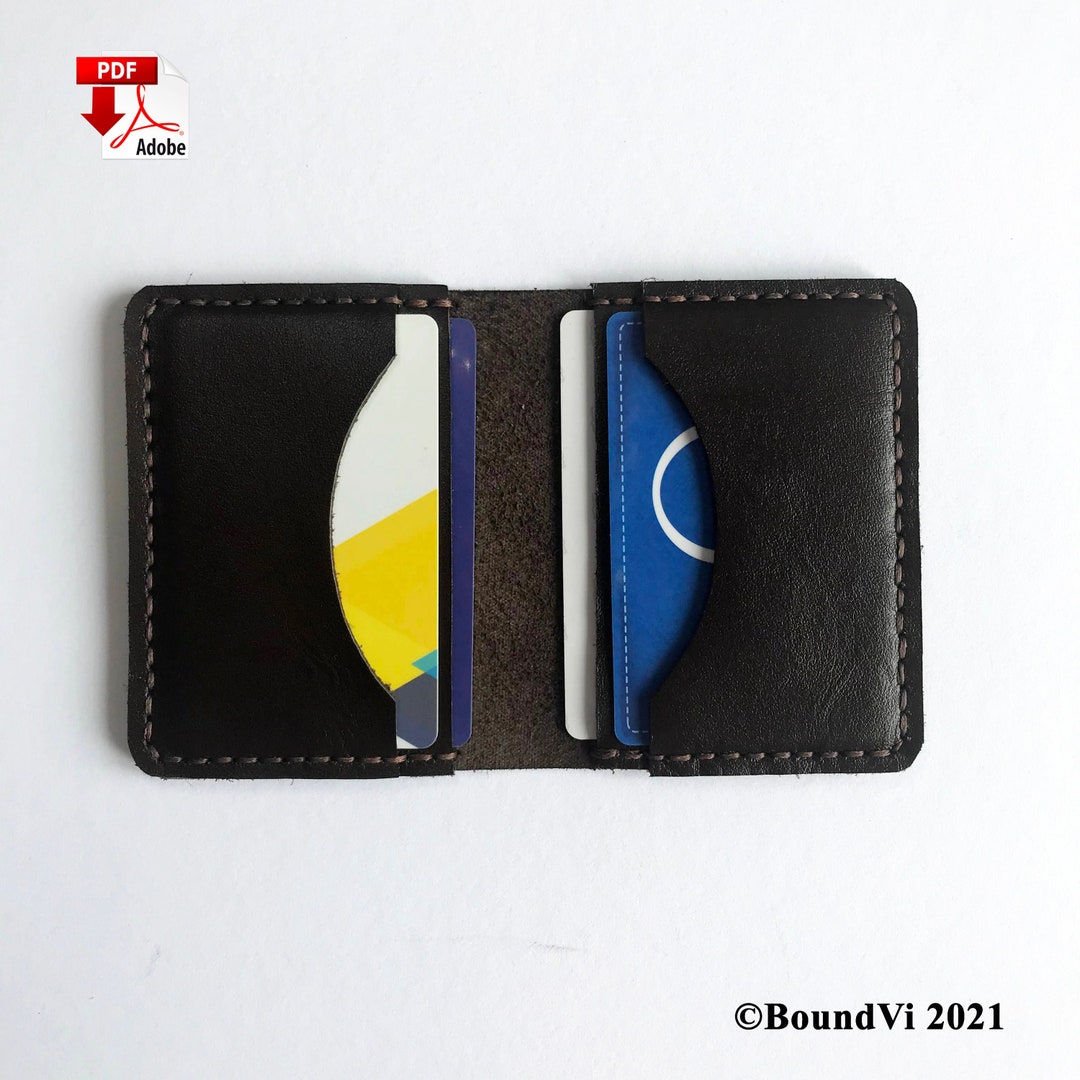 Document Holder Pattern, PDF Wallet Leather, Blueprints, Card Holder ...