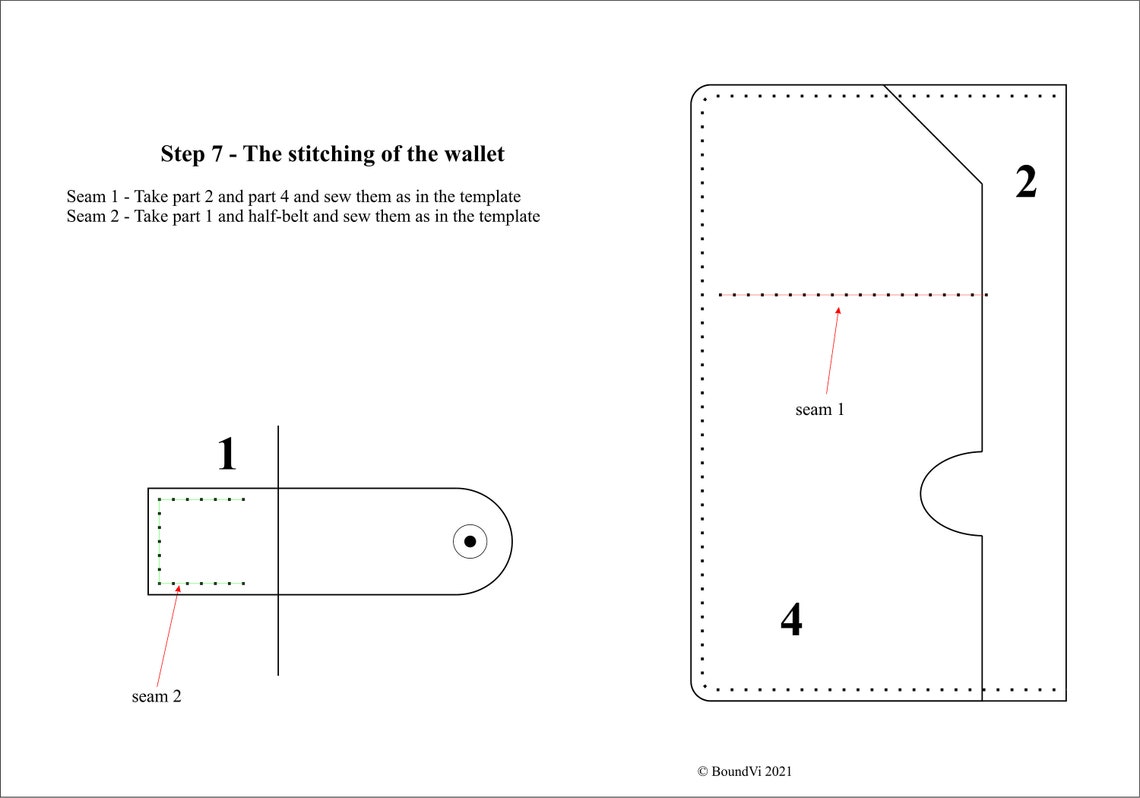 Leather Notebook A5 Pattern PDF Pattern Leather Organizer | Etsy