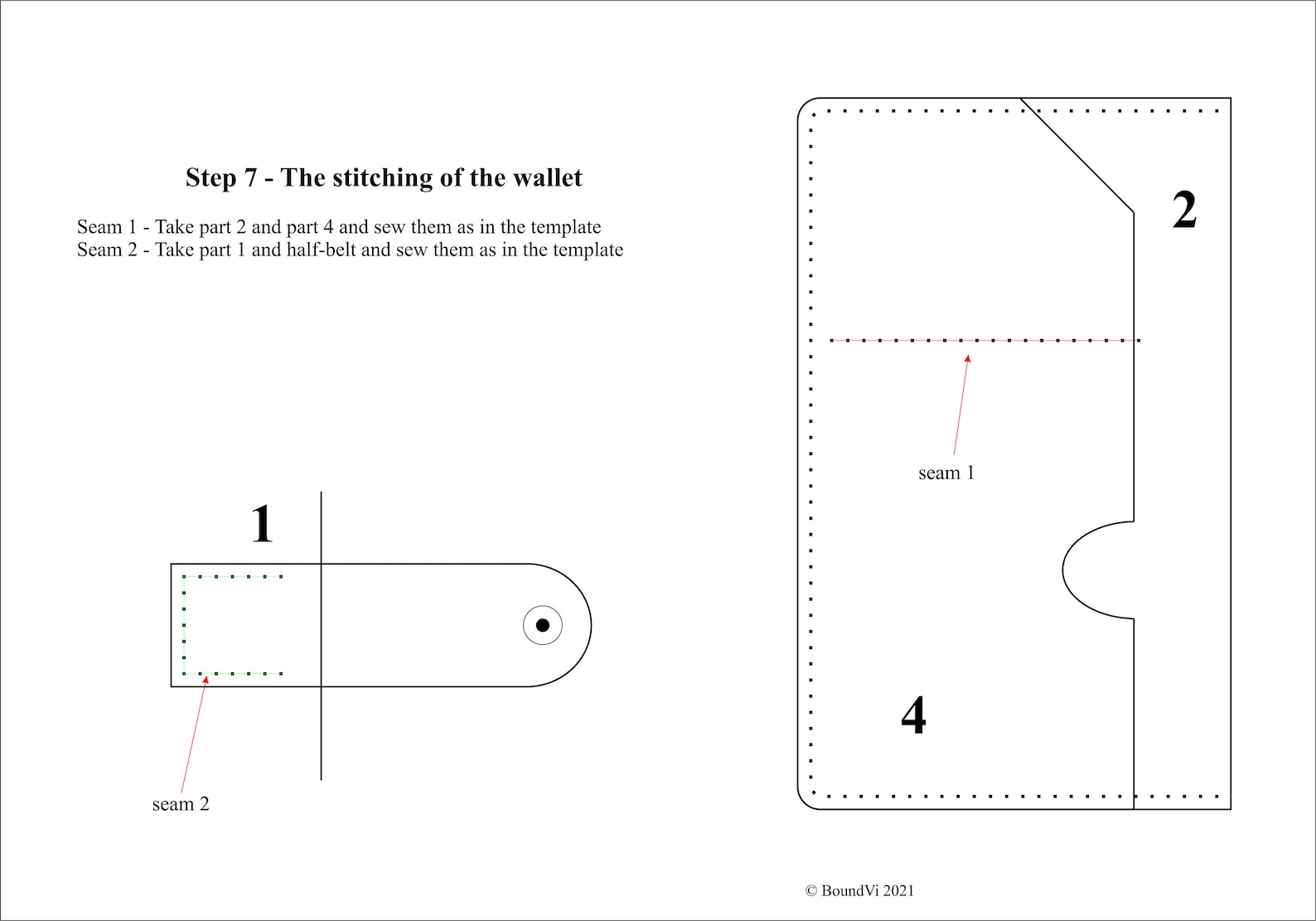 Leather Notebook A5 Pattern, PDF Pattern, Leather Organizer Pattern ...