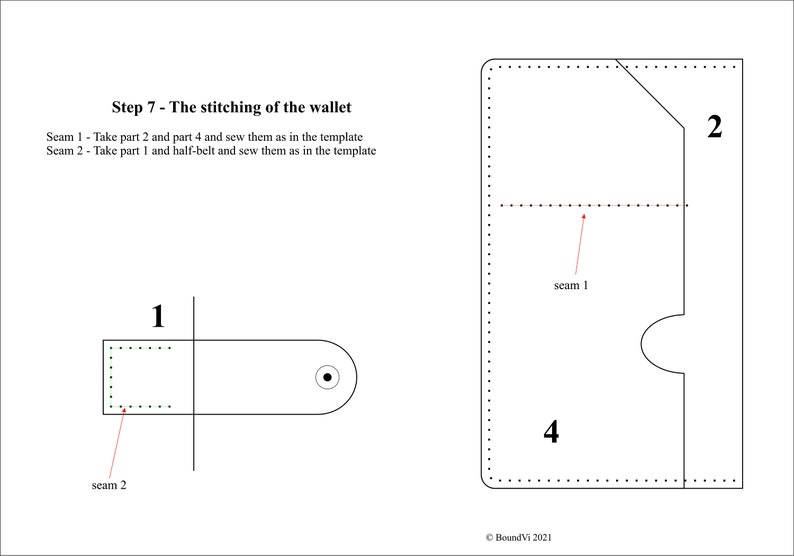 Leather Notebook A5 Pattern, PDF Pattern, Leather Organizer Pattern ...