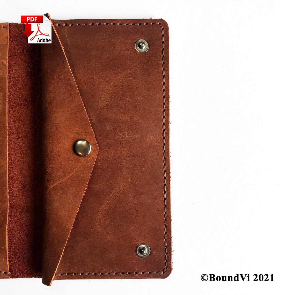 PDF Long Wallet Leather, Long Wallet PDF, Pattern Bifold, Man Wallet ...