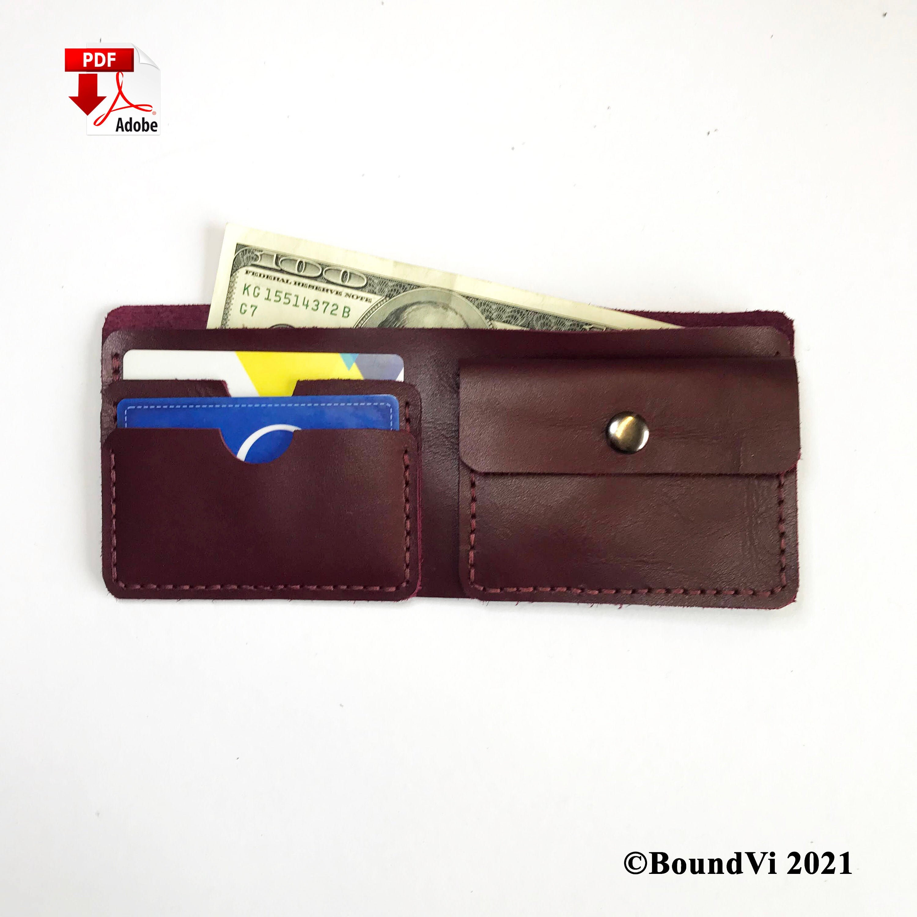 PDF Wallet Leather / Wallet Template / Long Wallet PDF / Leather ...