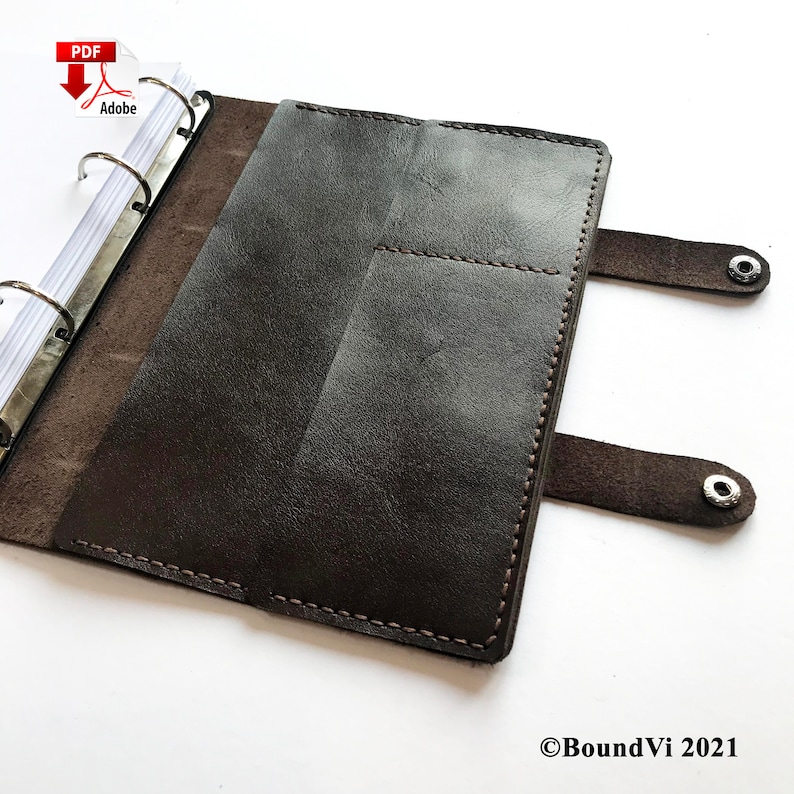 Template Leather Notebook Leather Notebook A5 Pattern PDF | Etsy