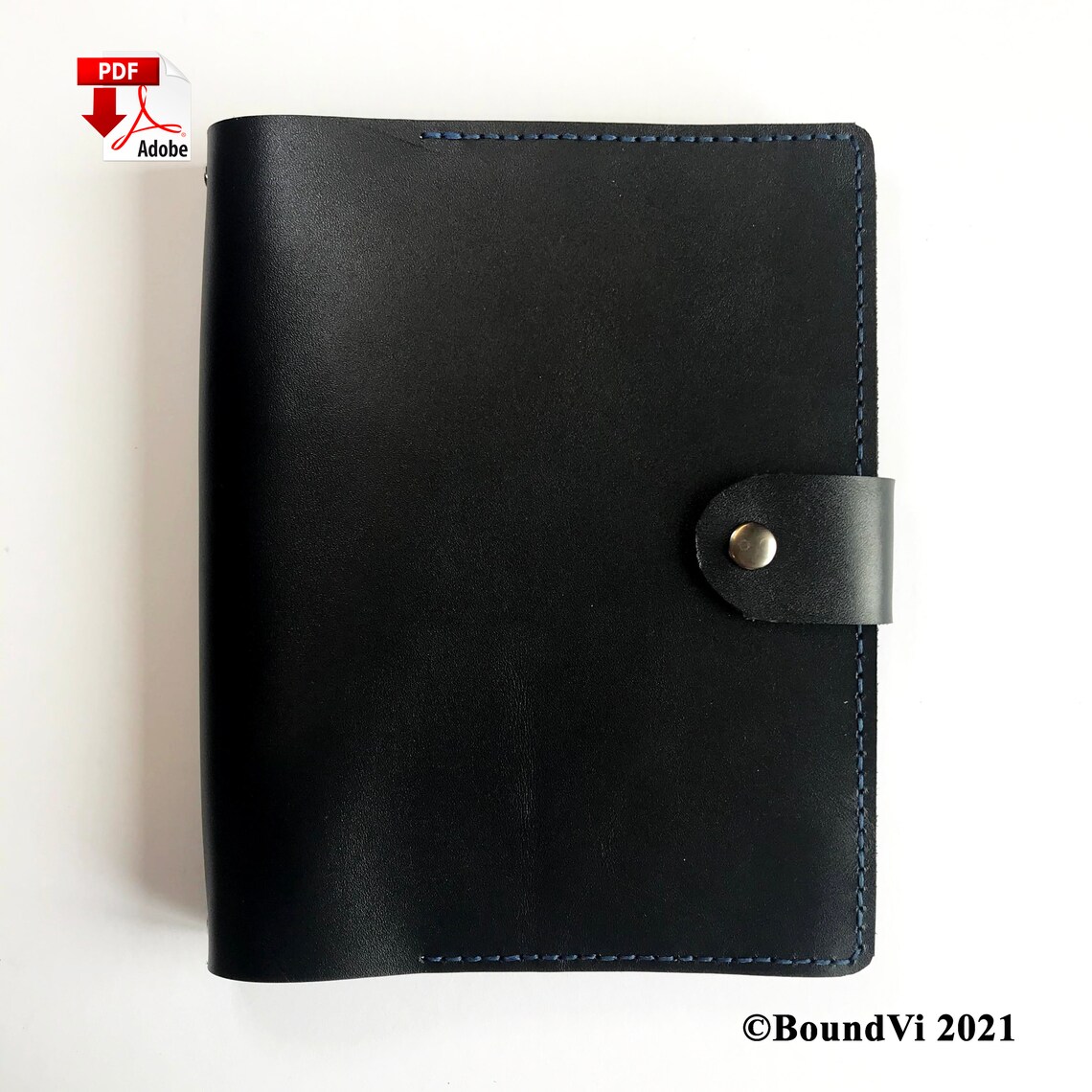 Leather Notebook A5 Pattern PDF Pattern Leather Organizer | Etsy