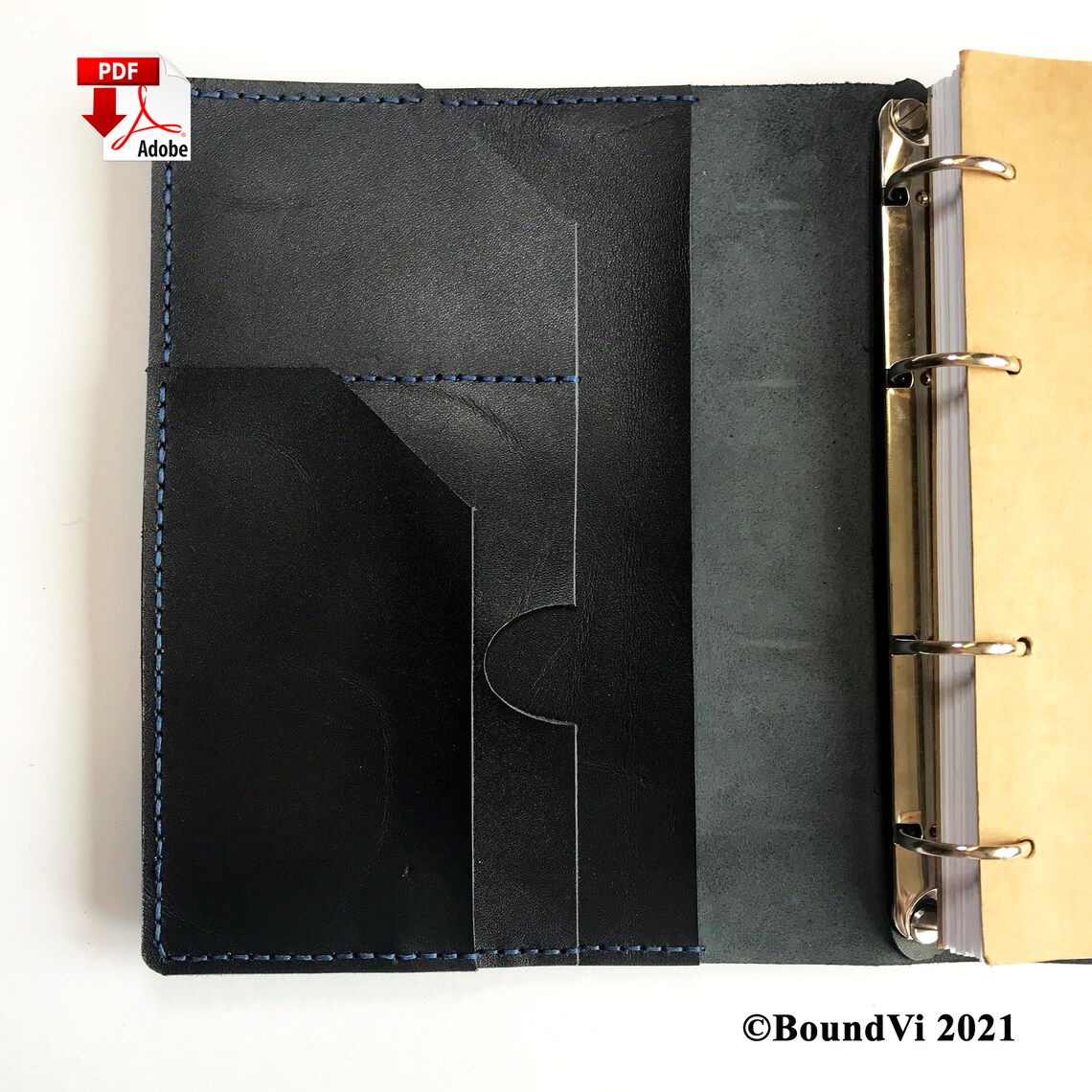 Leather Notebook A5 Pattern PDF Pattern Leather Organizer | Etsy