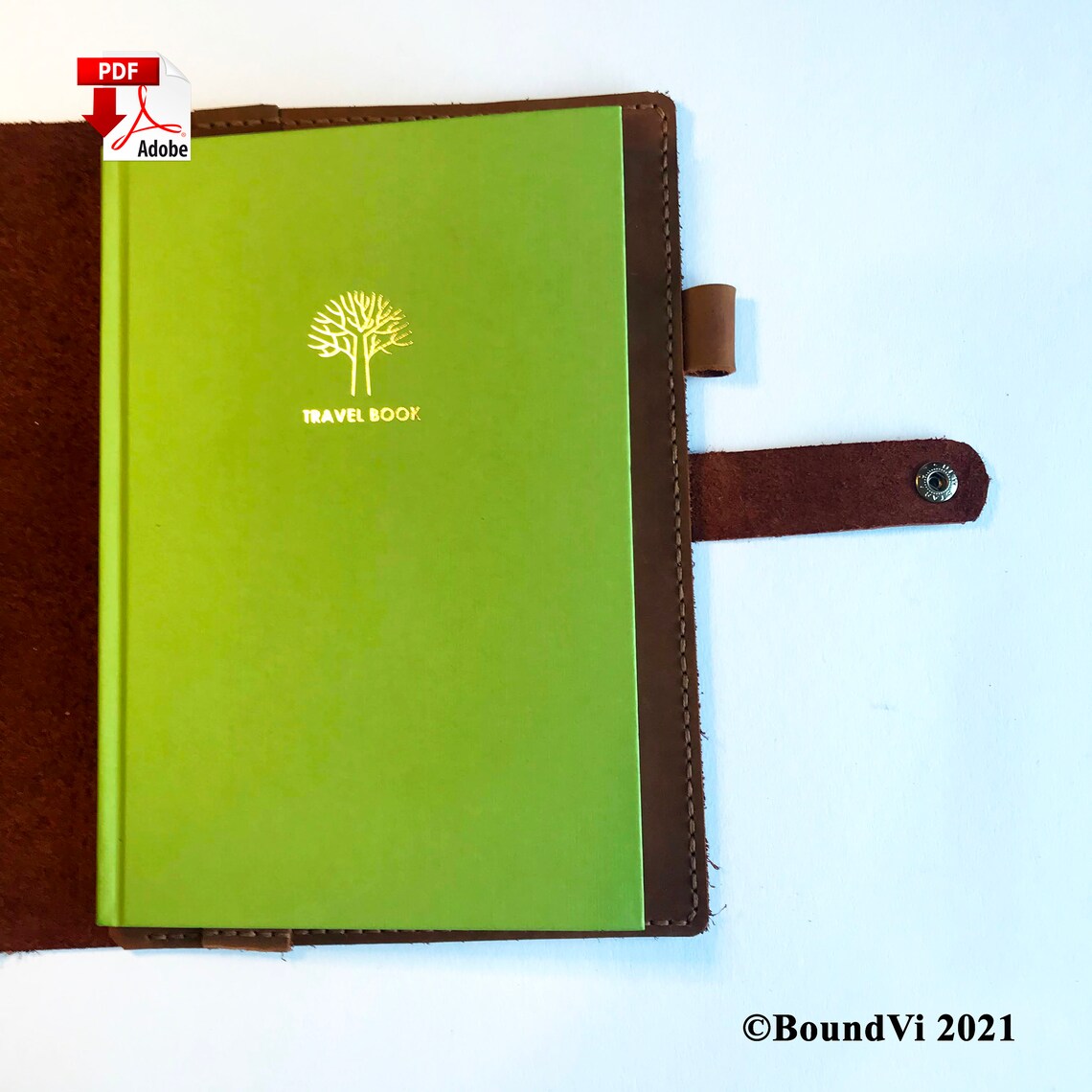 Leather Notebook A5 Pattern PDF Pattern Template Leather - Etsy