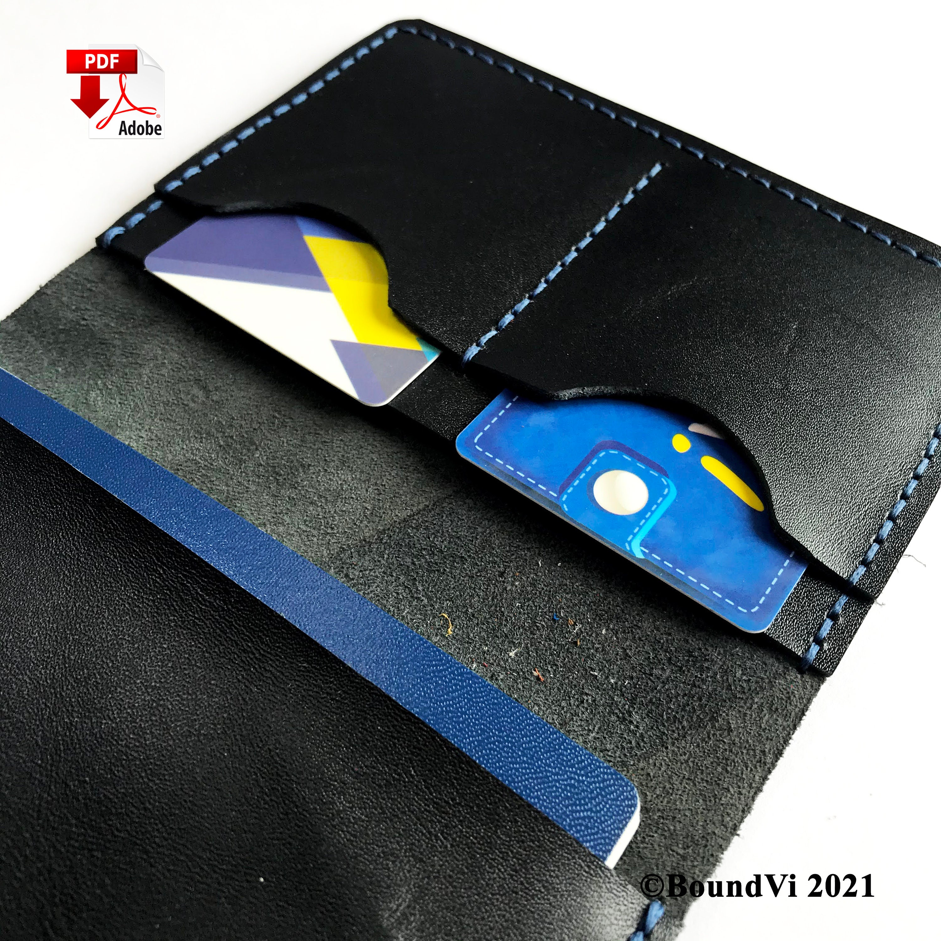 Document Holder Pattern / PDF Wallet Leather / Card Holder Pattern ...