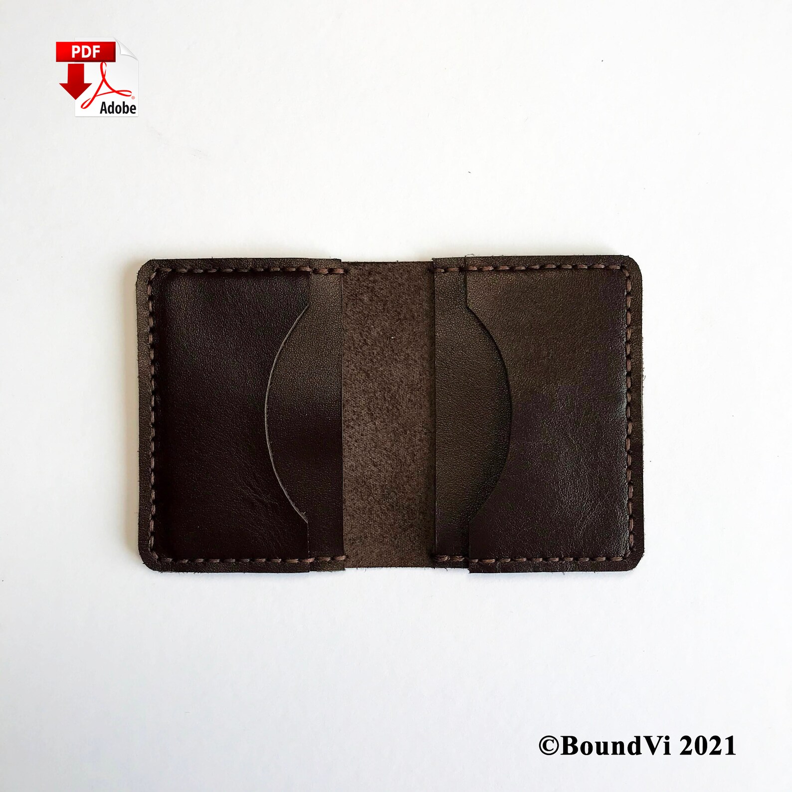 Document Holder Pattern, PDF Wallet Leather, Blueprints, Card Holder ...