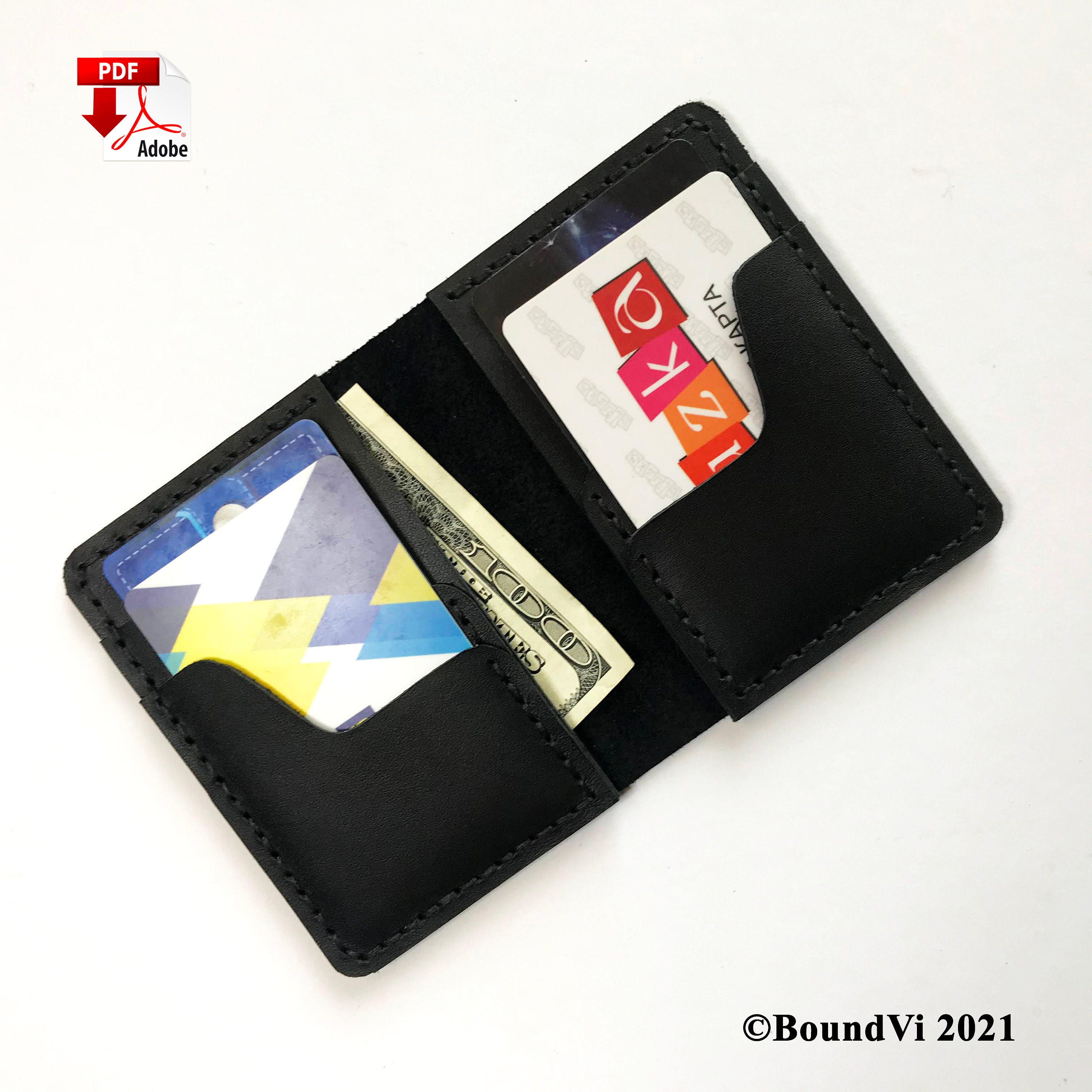 PDF Wallet Leather / Leather Pattern / Template Wallet / Long Wallet ...