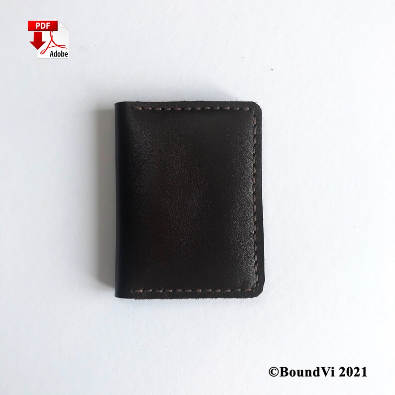 Document Holder Pattern, PDF Wallet Leather, Blueprints, Card Holder ...