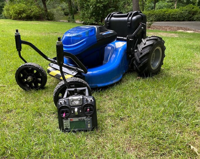 Remote Controlled Lawn Mower - Etsy