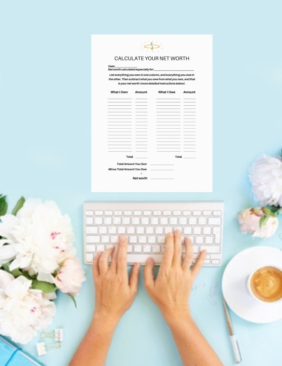 Printable Net Worth Calculator Worksheet, Fillable PDF Net Worth ...