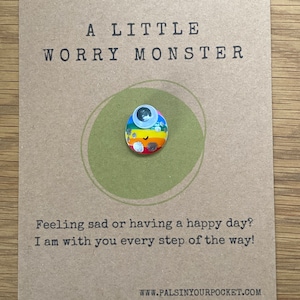 Worry Monster Anxiety Gift- Anxiety- Worry Buster- Personalised- Child ...