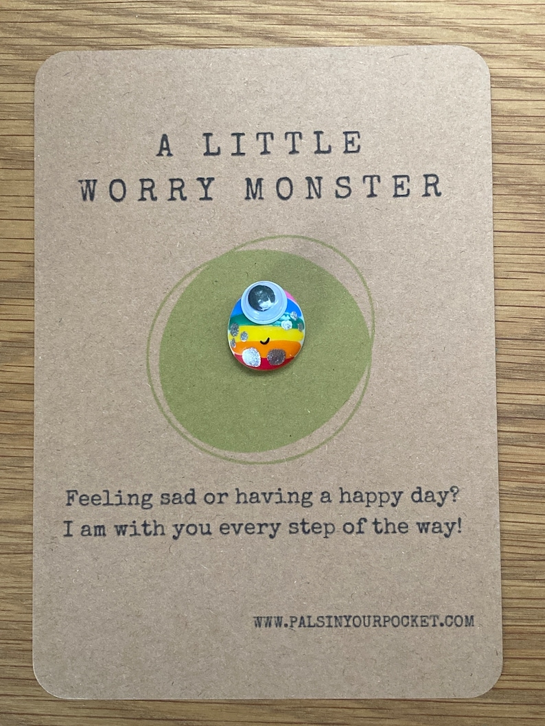 Worry Monster Anxiety Gift- Anxiety- Worry Buster- Personalised- Child ...