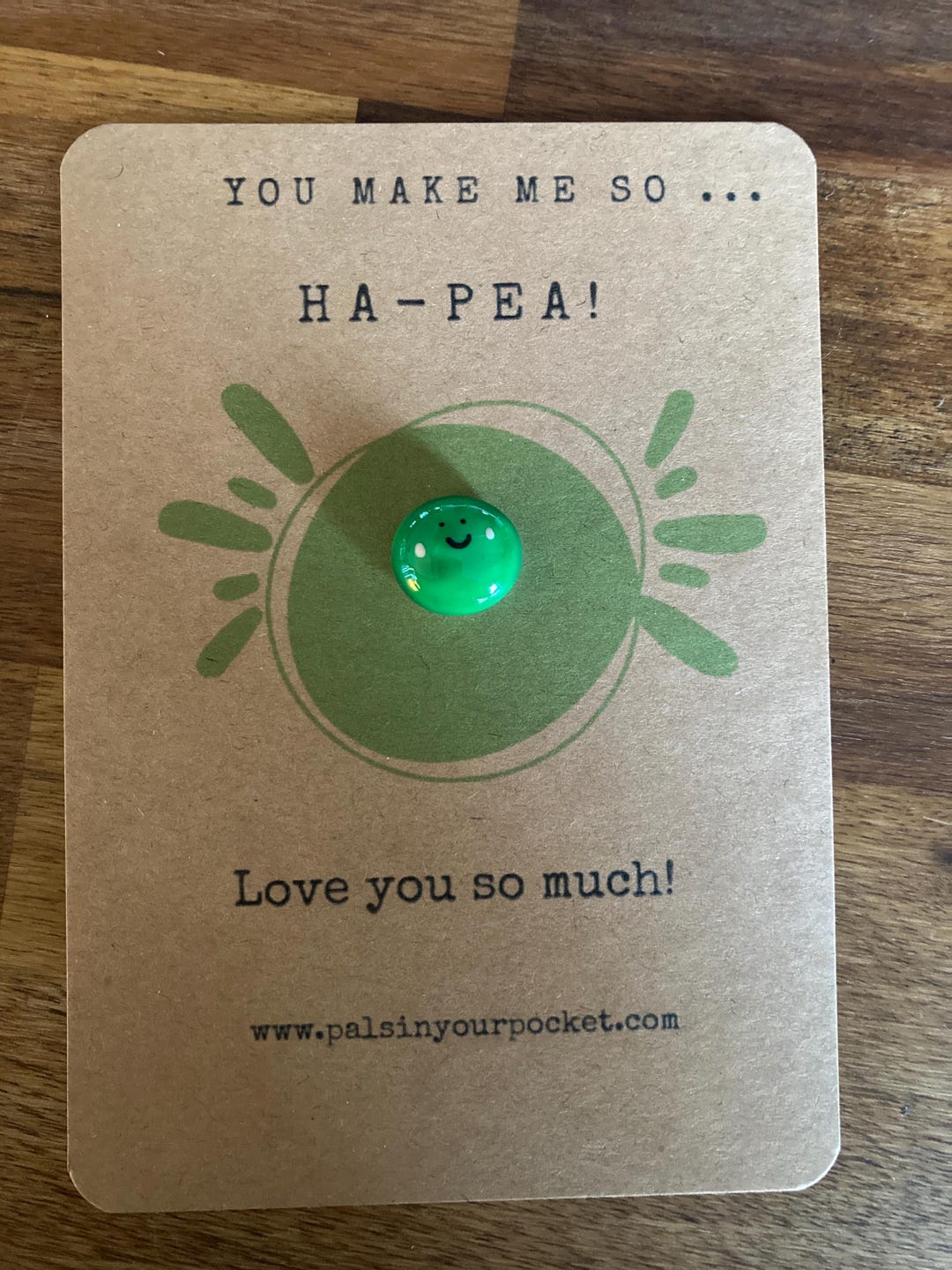 You Make Me Ha- Pea! Gift for Anxiety| Positive Mental Health- Happy ...