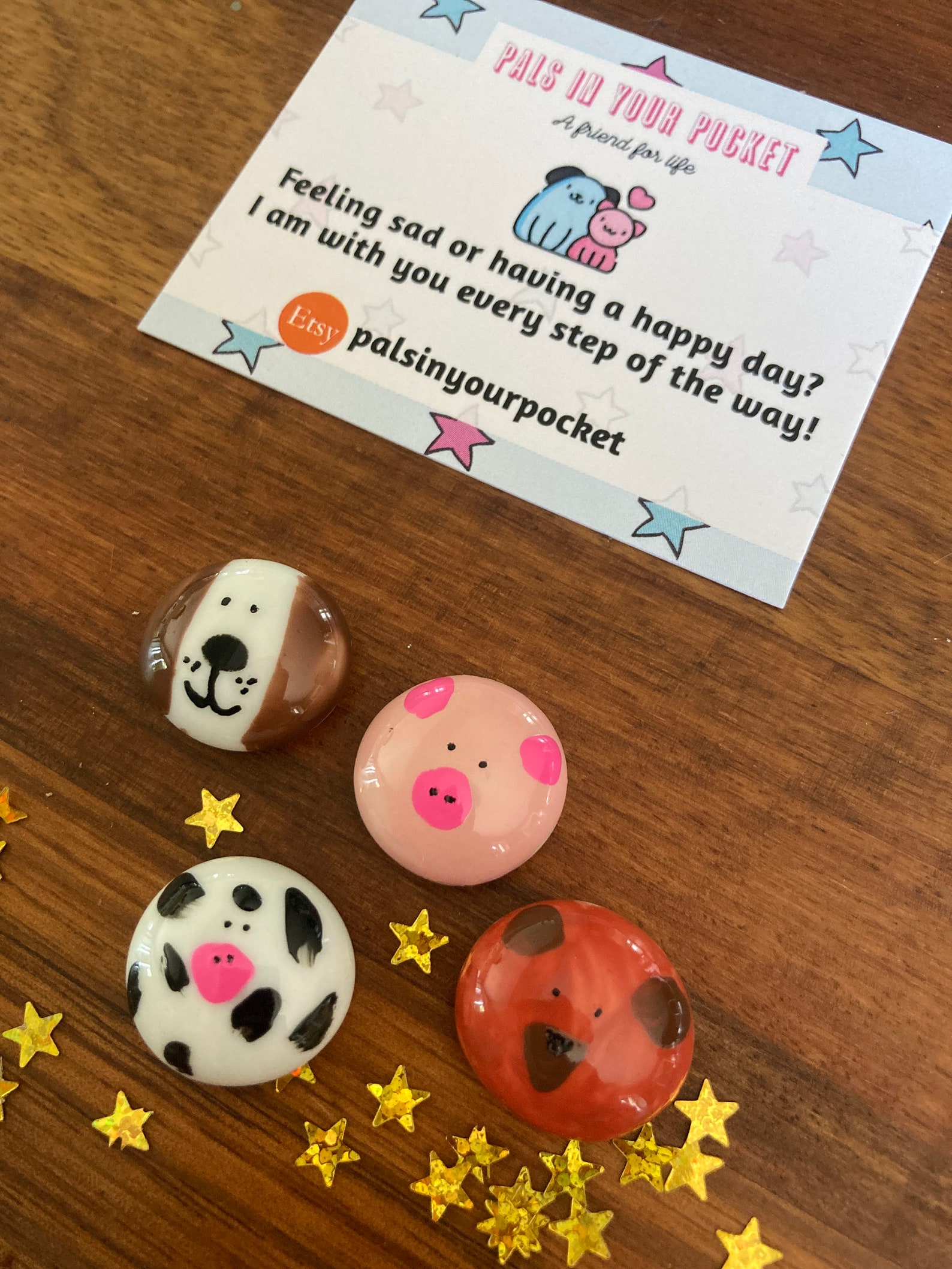 Pocket Worry Stone , Animal Pal, Worry and Anxiety Relief, Mindfulness ...