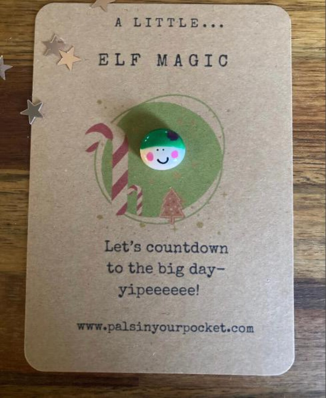 A Little Elf Magic. Elf Pocket Pebble. Elf Gift. Secret| Letters ...