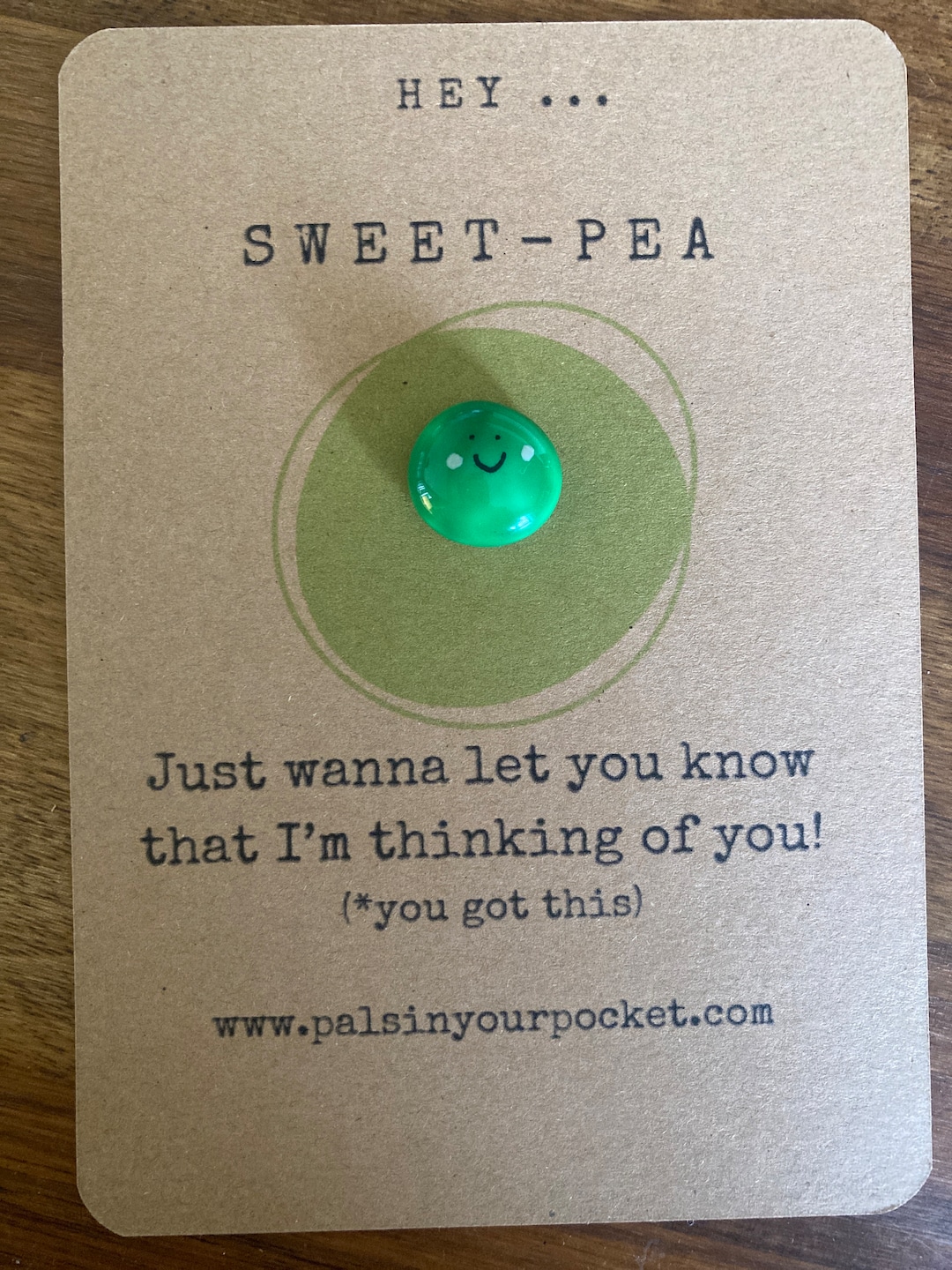 Sweet Pocket Pea! Gift for Anxiety| Positive Mental Health- Happy Hello ...