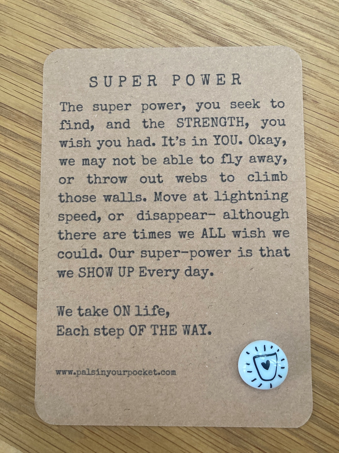 Superhero Strength Card. Hope. Sending Love to Friend. Comforting Words ...