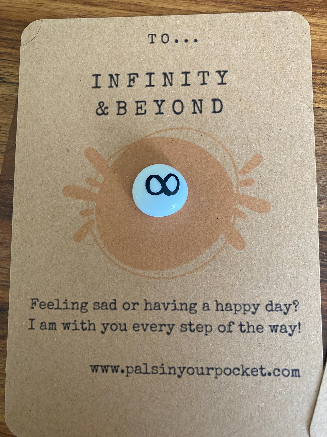 Infinity Pebble Loved One, Wedding Gift, Mother Son, Father, Pocket ...