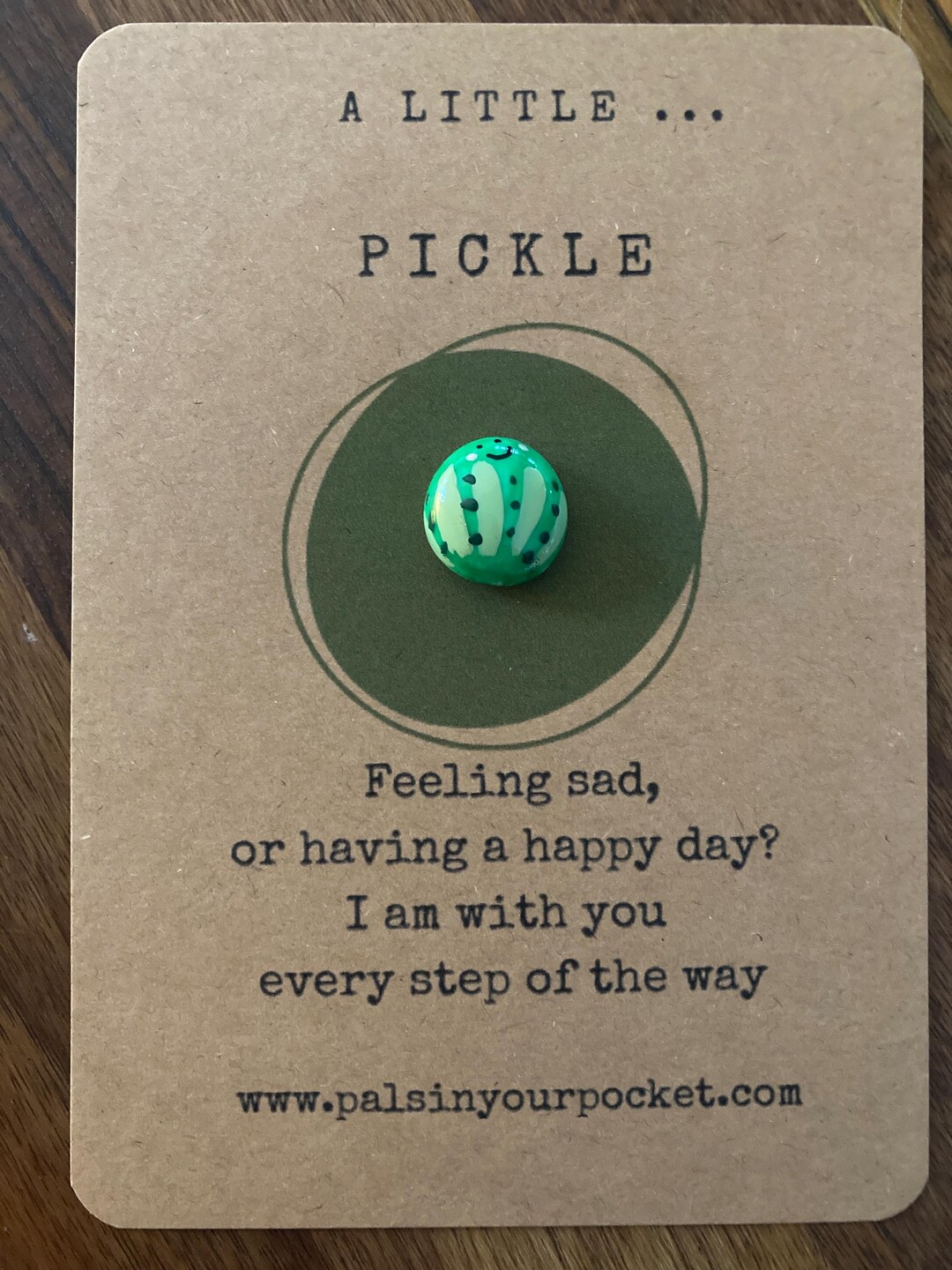 In a Pickle. Pebble and Card Set. Emotional Support. Help to a Friend ...