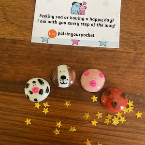 Pocket Worry Stone , Animal Pal, Worry and Anxiety Relief, Mindfulness ...