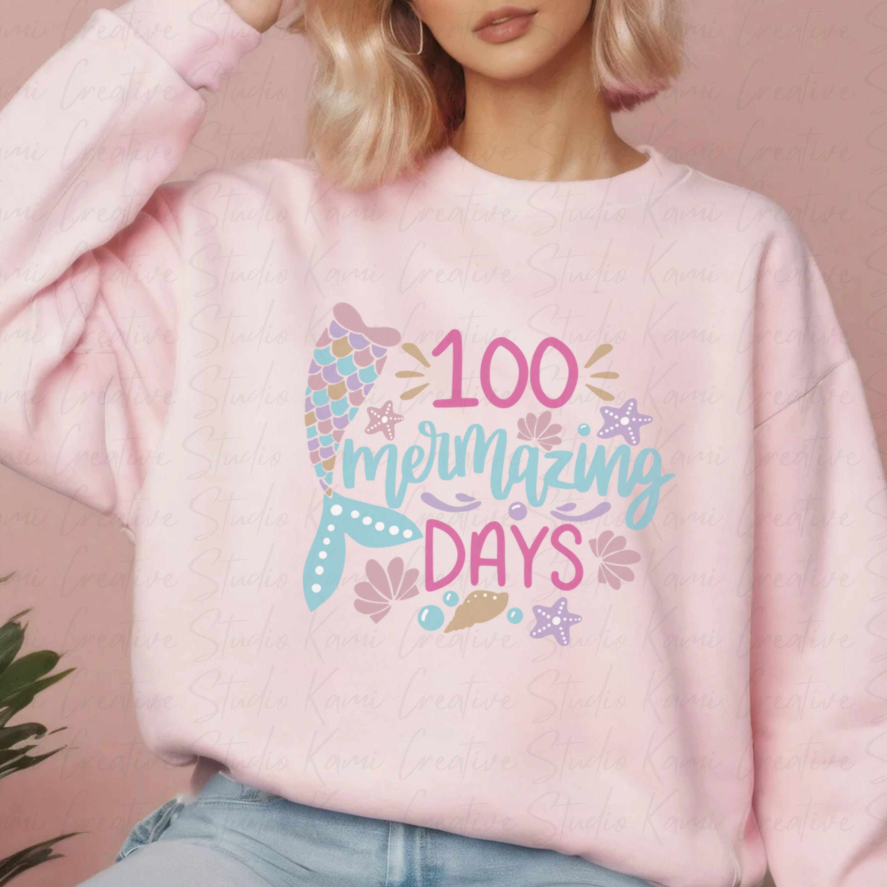 100 Mermazing Days Png, Mermaid Theme Png, Mermaid Tail Png, Starfish ...