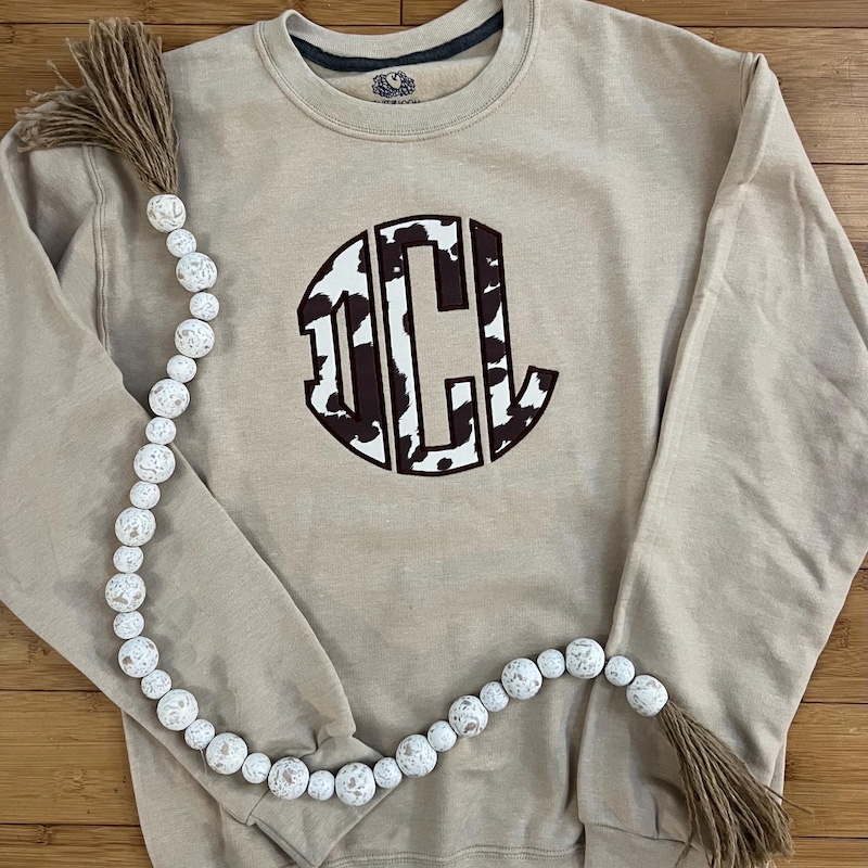 Monogram Sweatshirt - Etsy