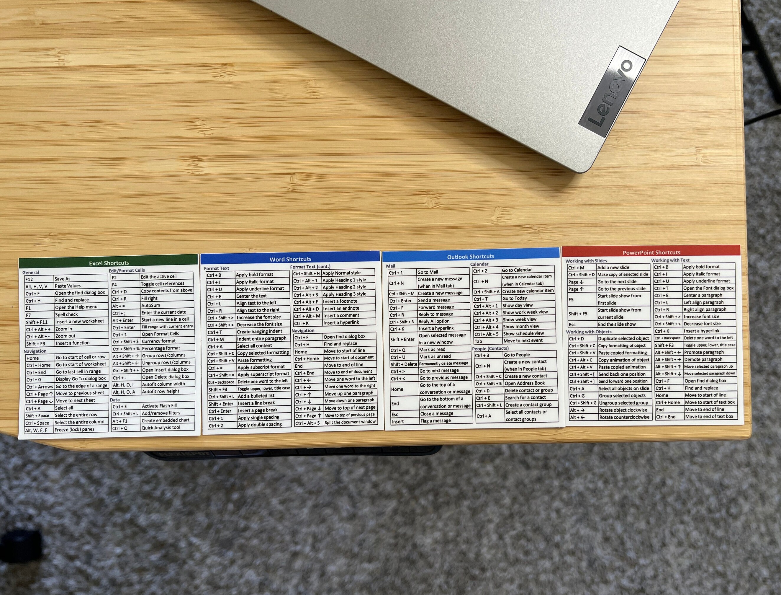 Office Shortcuts Stickers (PC) - Etsy