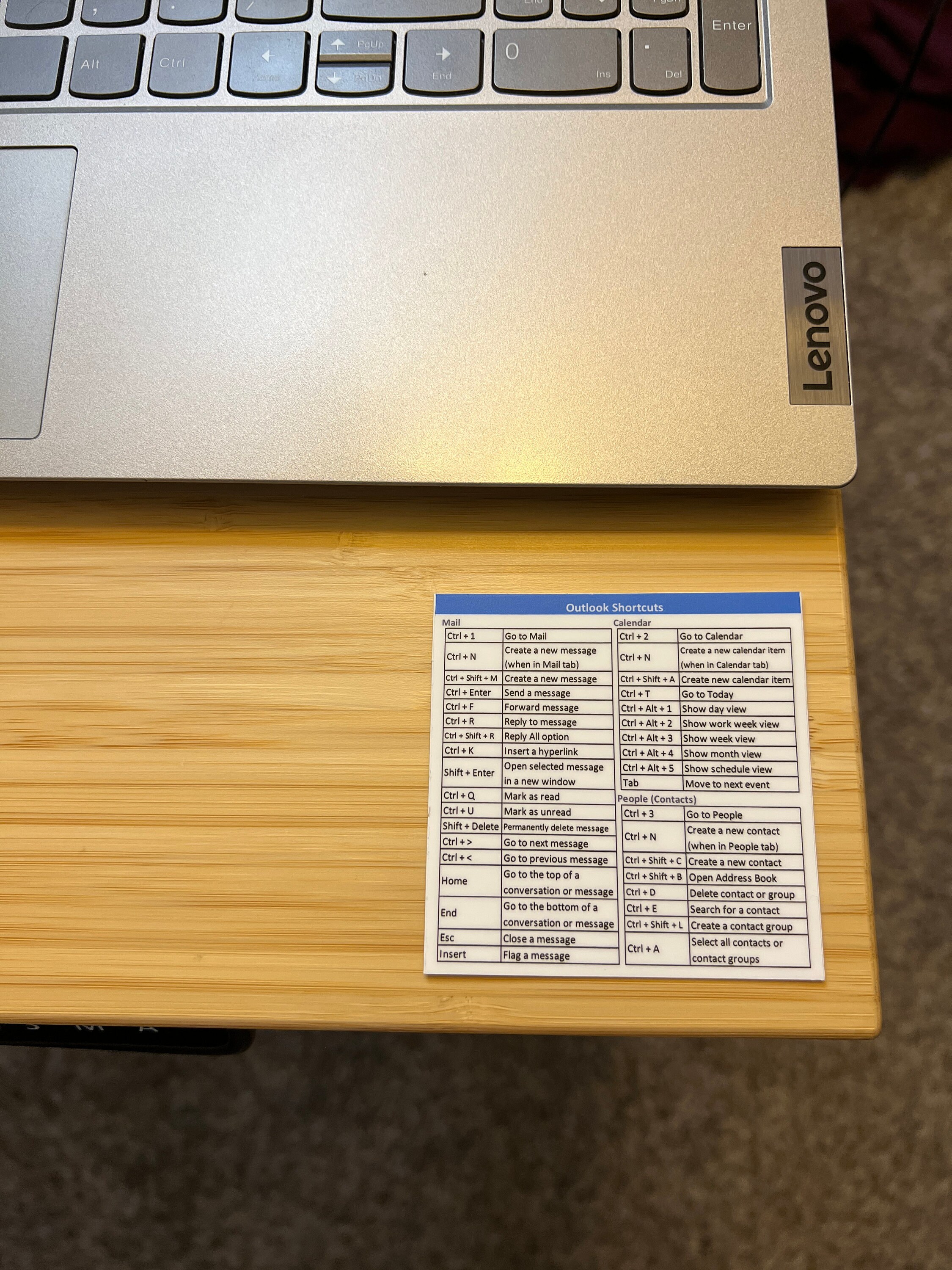 Outlook Shortcuts Sticker PC 3 X 3 Sticker for Laptop or Desk - Etsy