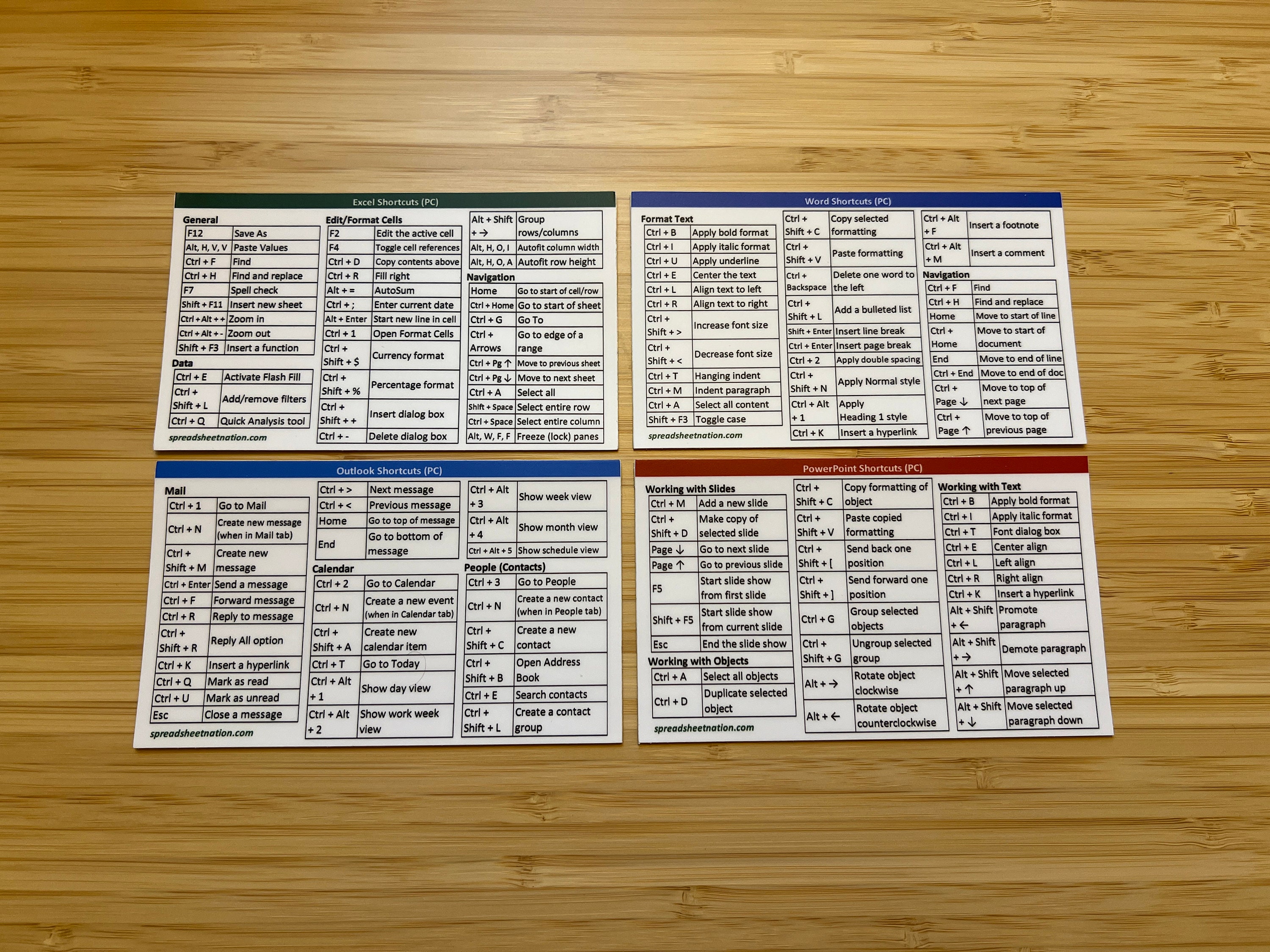 Large Office Shortcuts Stickers PC 3 X 5 Sticker for Laptop or Desk - Etsy