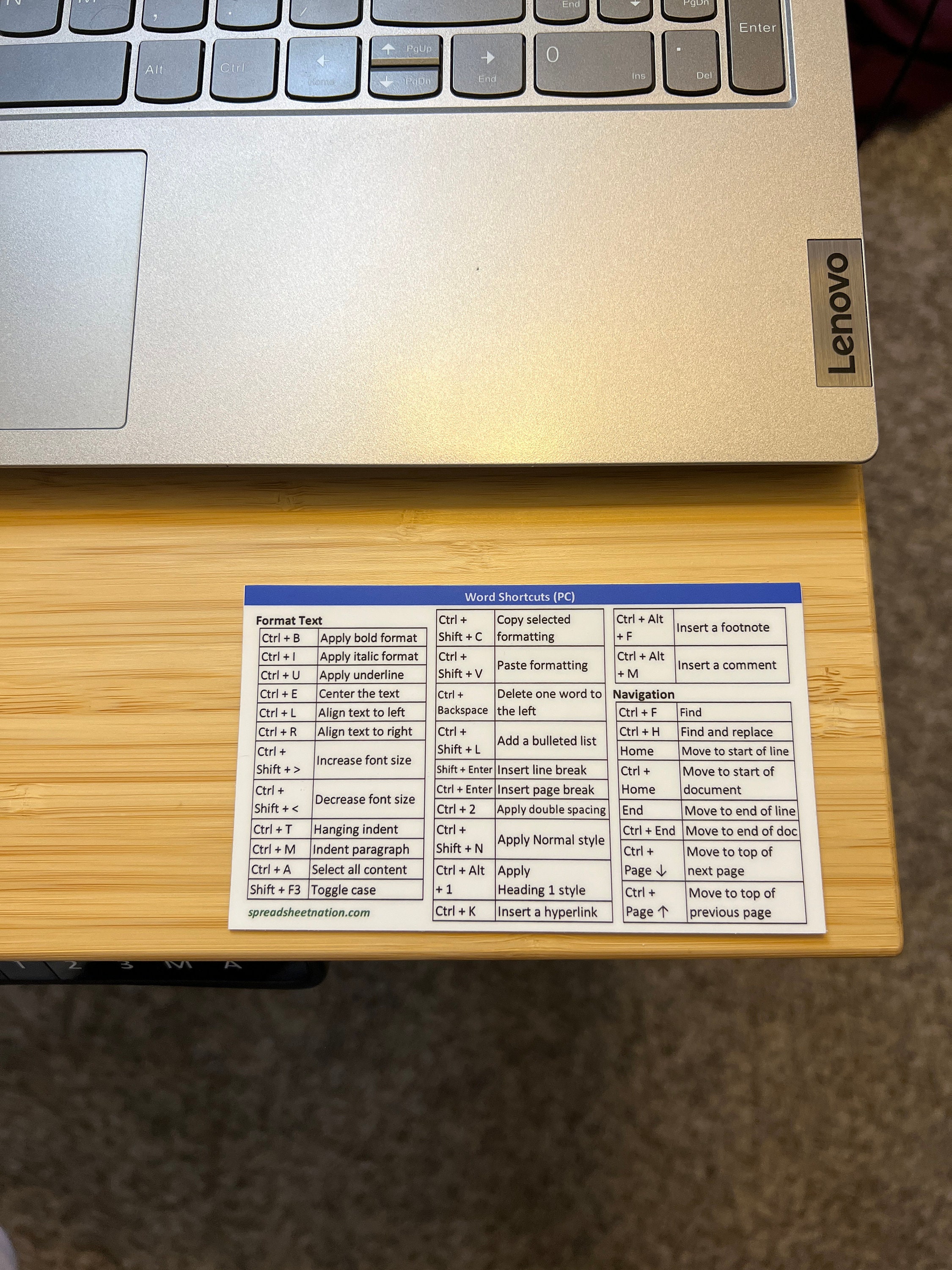 Large Word Shortcuts Sticker PC 3 X 5 Sticker for Laptop or Desk - Etsy