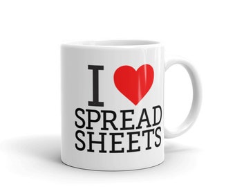I Heart Spreadsheets - Etsy