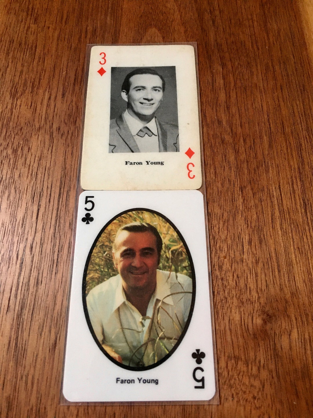 Vintage Country Music Laminated Playing Cards BOOKMARK: Faron Younr - Etsy