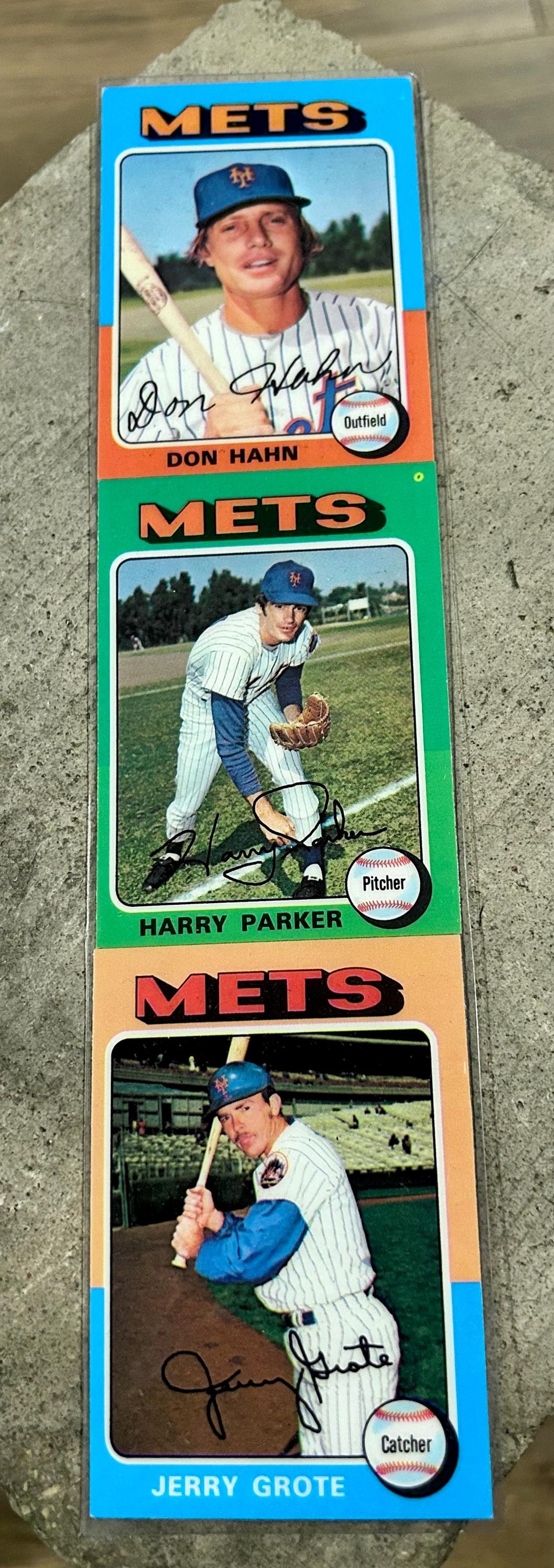 Vintage New York Mets Baseball Cards BOOKMARK - Etsy