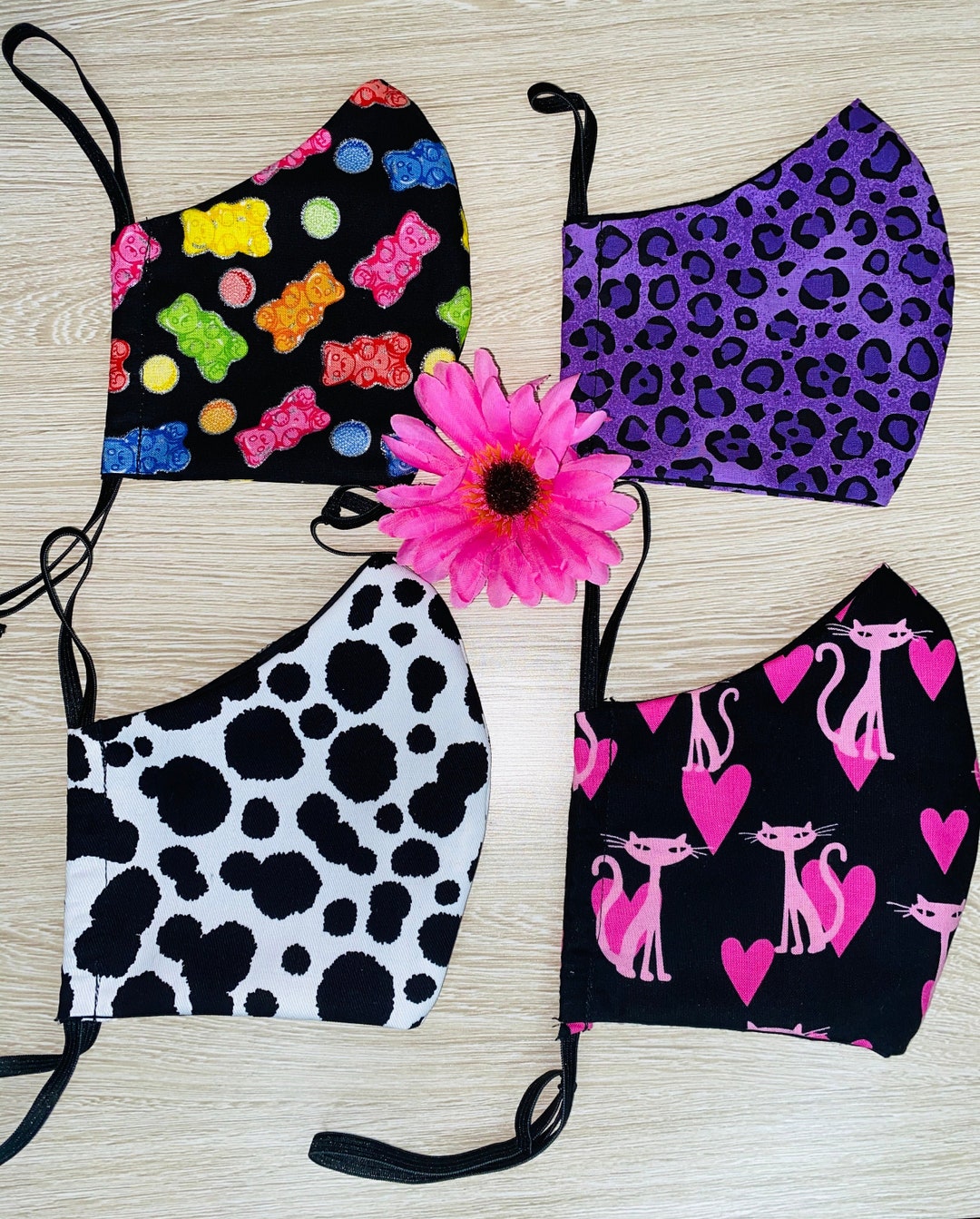 Kid Face Mask, Summer Camp Face Mask, Face Mask With Filter Pocket ...