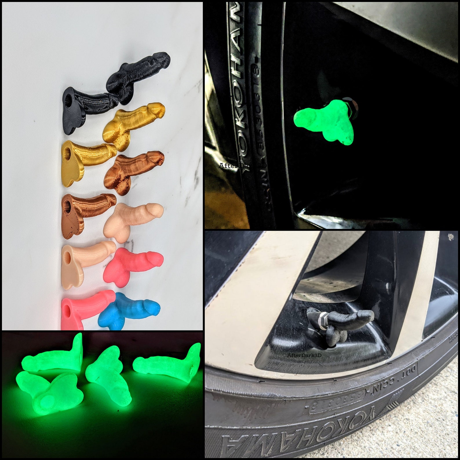 Penis Car Accessories Valve Stem Cap Dick Tire Air Caps - Etsy