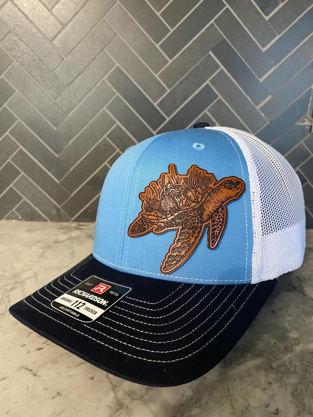 Sea Turtle Trucker Hat - Etsy