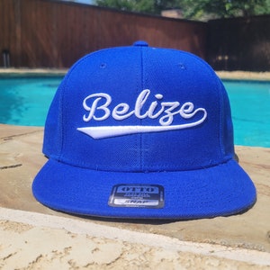 Belize Snapback Hat, 3D Embroidered Souvenir - Etsy