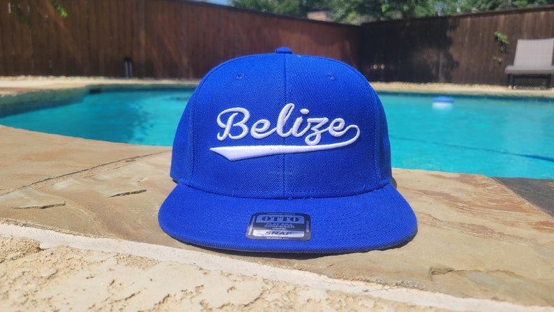 Belize Snapback Hat, 3D Embroidered Souvenir - Etsy