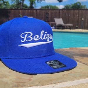 Belize Snapback Hat, 3D Embroidered Souvenir - Etsy