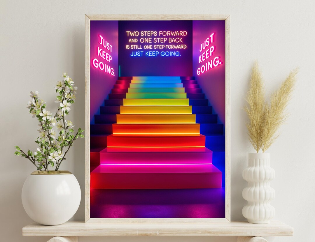 Neon Motivation, Neon Sign, Motivational Quote, Perfect for Wall Decor ...