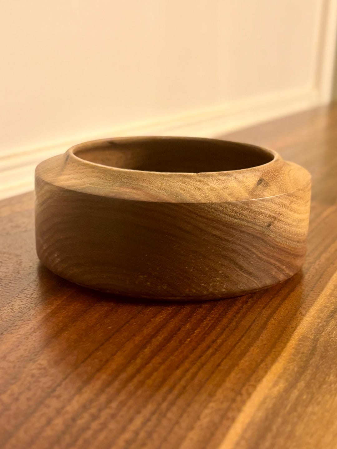 Unique Hand-turned Walnut Wood Catch-all Bowl / Trinket Dish - Etsy